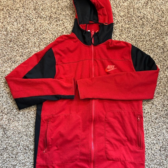Nike | Shirts | Y2k Mens Nike Tech Jacket Red Xl | Poshmark